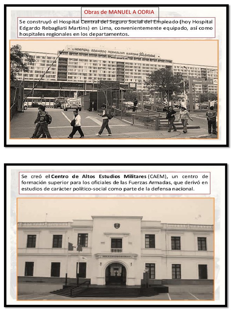Obras de Manuel A Odria Imagens | PDF