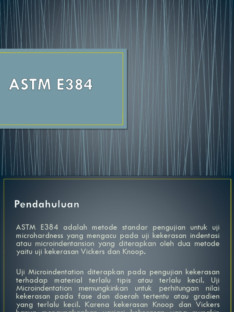 Astm E384 | PDF