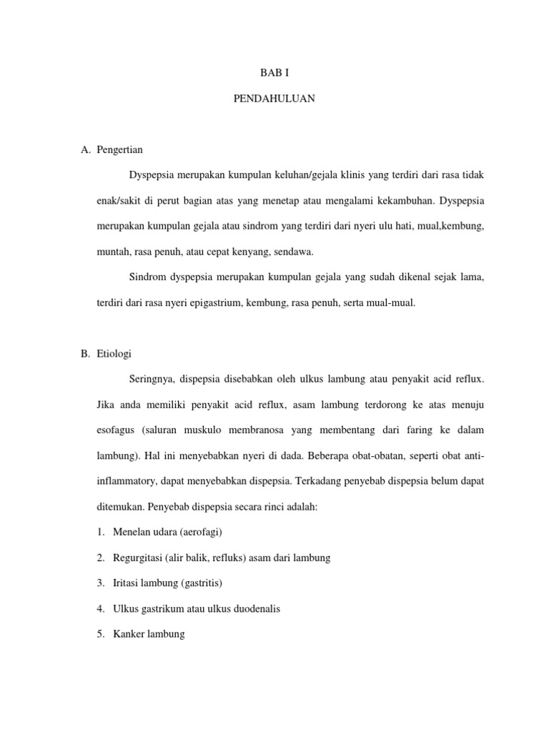 LP Dispepsia 1 | PDF