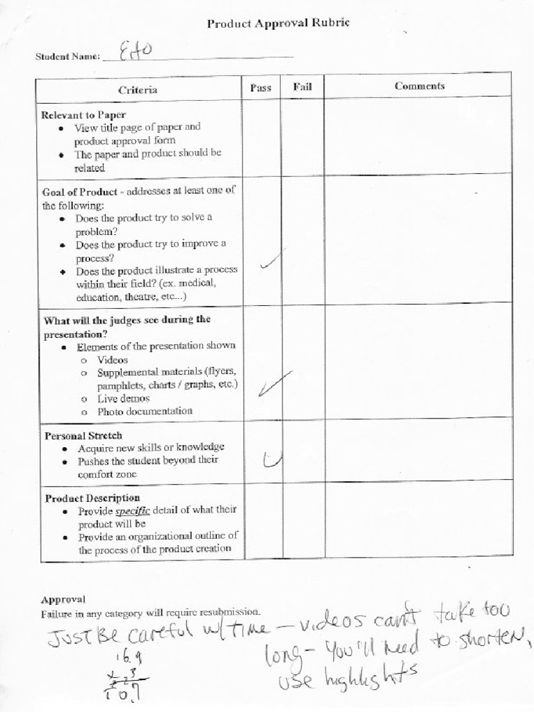 Product Approval Form | PDF