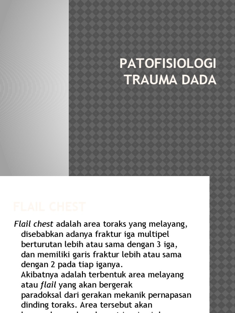 Patofisiologi Trauma Dada | PDF