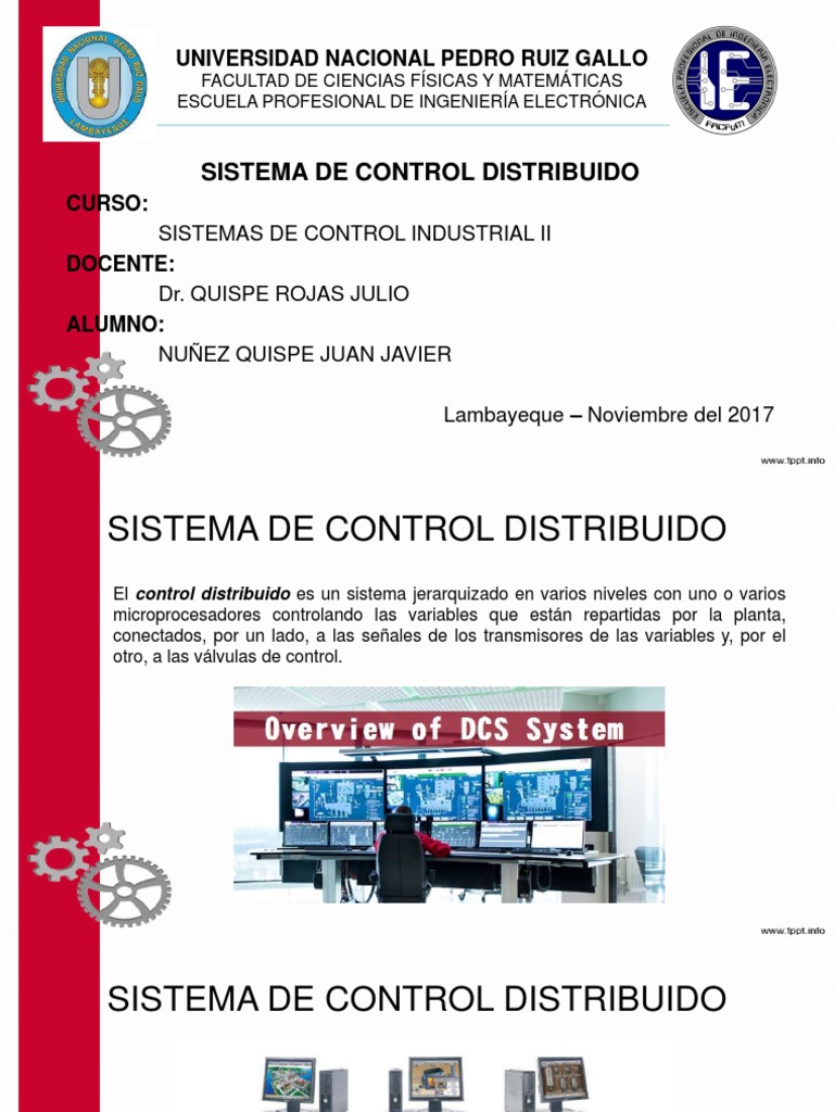 Sistema de Control Distribuido - Nuñez Quispe | PDF | Sistema de control | Ingeniería Informática
