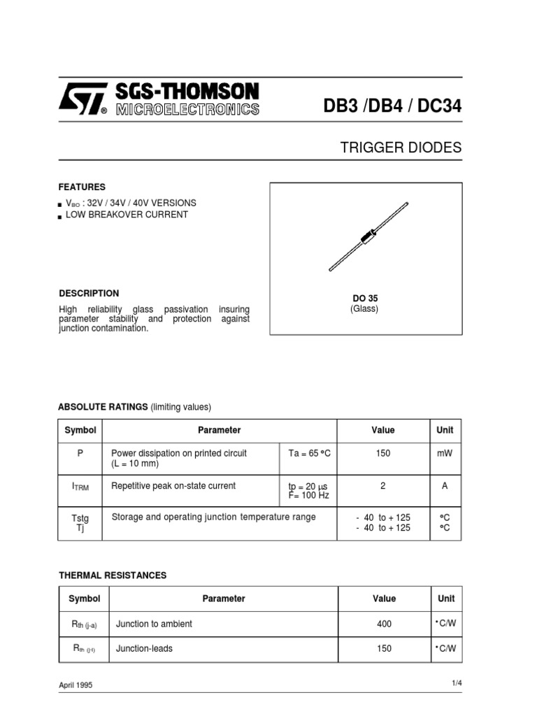 datasheet diac | License | Electrical Engineering