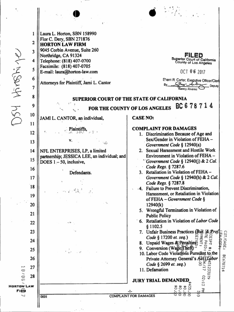 NFL Network Lawsuit | PDF