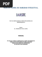 Ficha Técnica Barsit | PDF | Prueba (evaluación) | Memoria