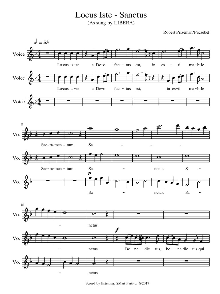 Locus Iste - Sanctus - Libera