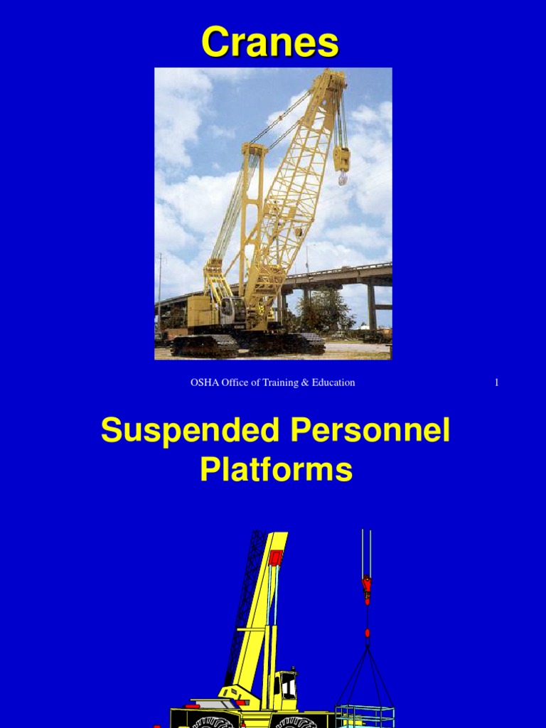 Crane Personal Platform | PDF