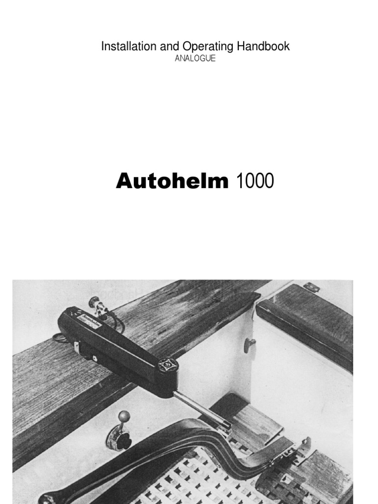 Autohelm 1000: Installation and Operating Handbook | Download Free PDF ...