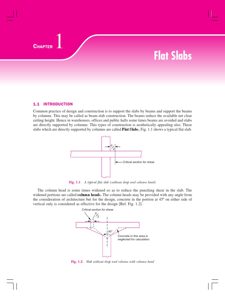 Flat Slab .. | PDF | Column | Beam (Structure)