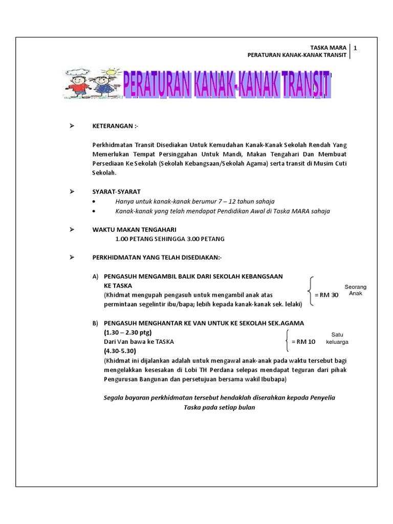 Peraturan Transit Pdf