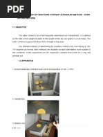 Lab Report No.5 Moisture Content | PDF | Porosity | Nature