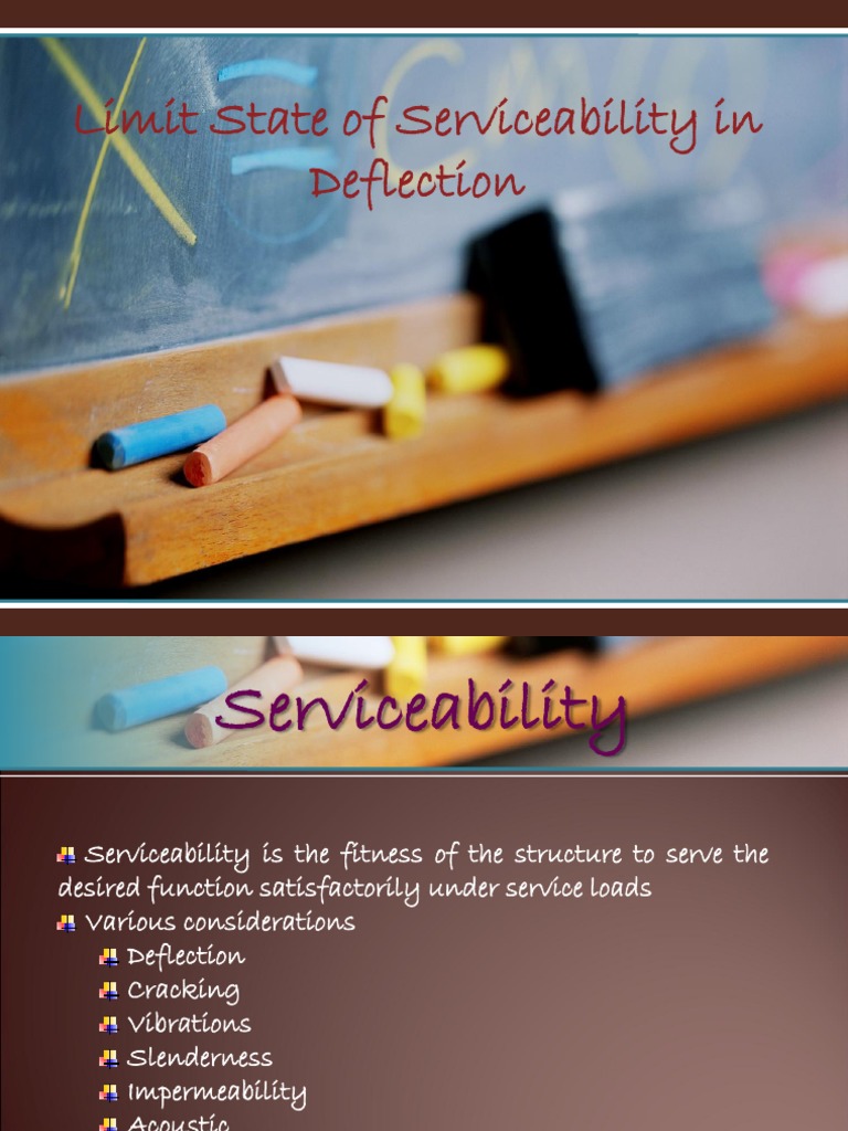Limit state of serviceability.ppt | Creep (Deformation) | Deformation ...