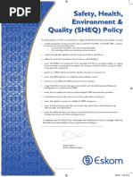 Sheq Systems Development and Implementation | PDF | Occupational Safety ...
