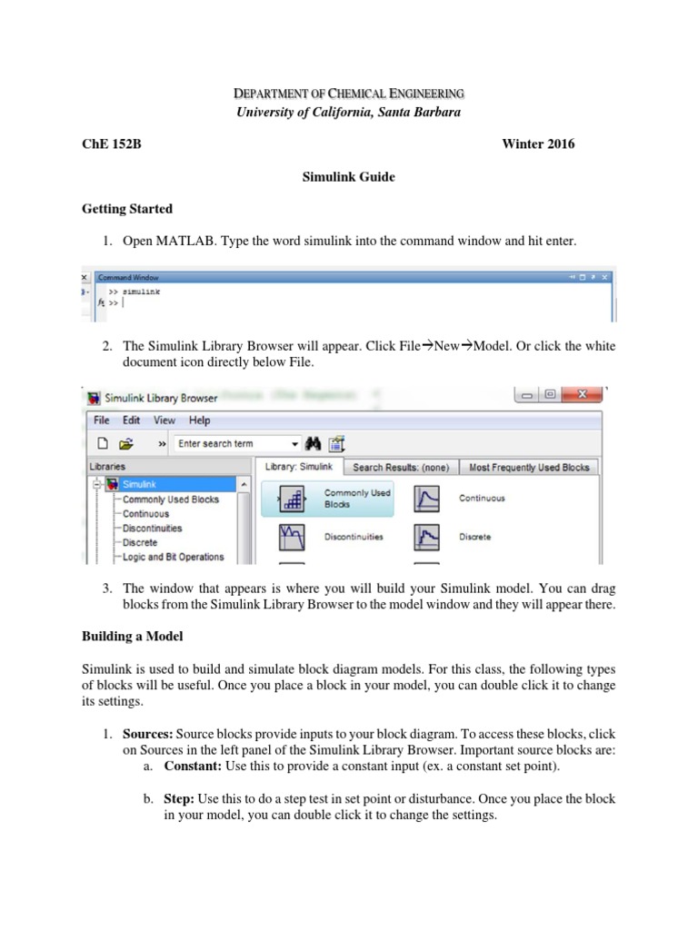 Simulink Guide and Tips W16 | PDF | Control Theory | Cybernetics