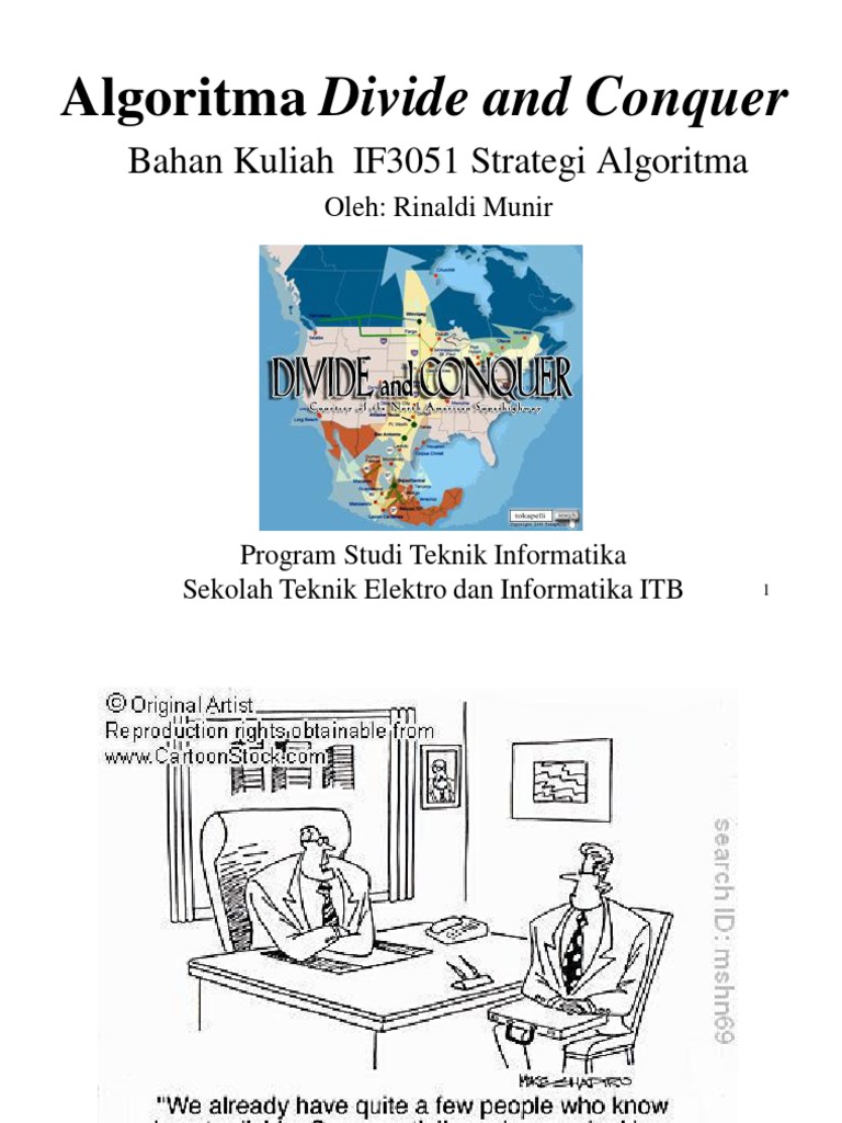 Modul 11. Algoritma Divide and Conquer PDF | PDF