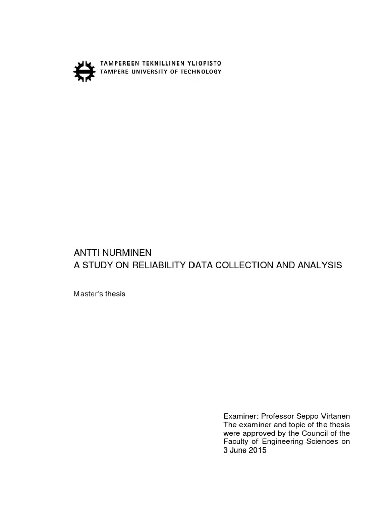 Reliability Data Collection | PDF | Reliability Engineering | Sap Se