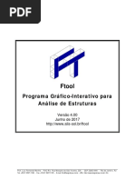 Um Tutorial Resumido para Começar A Usar o Ftool | PDF | Flexão (Física)