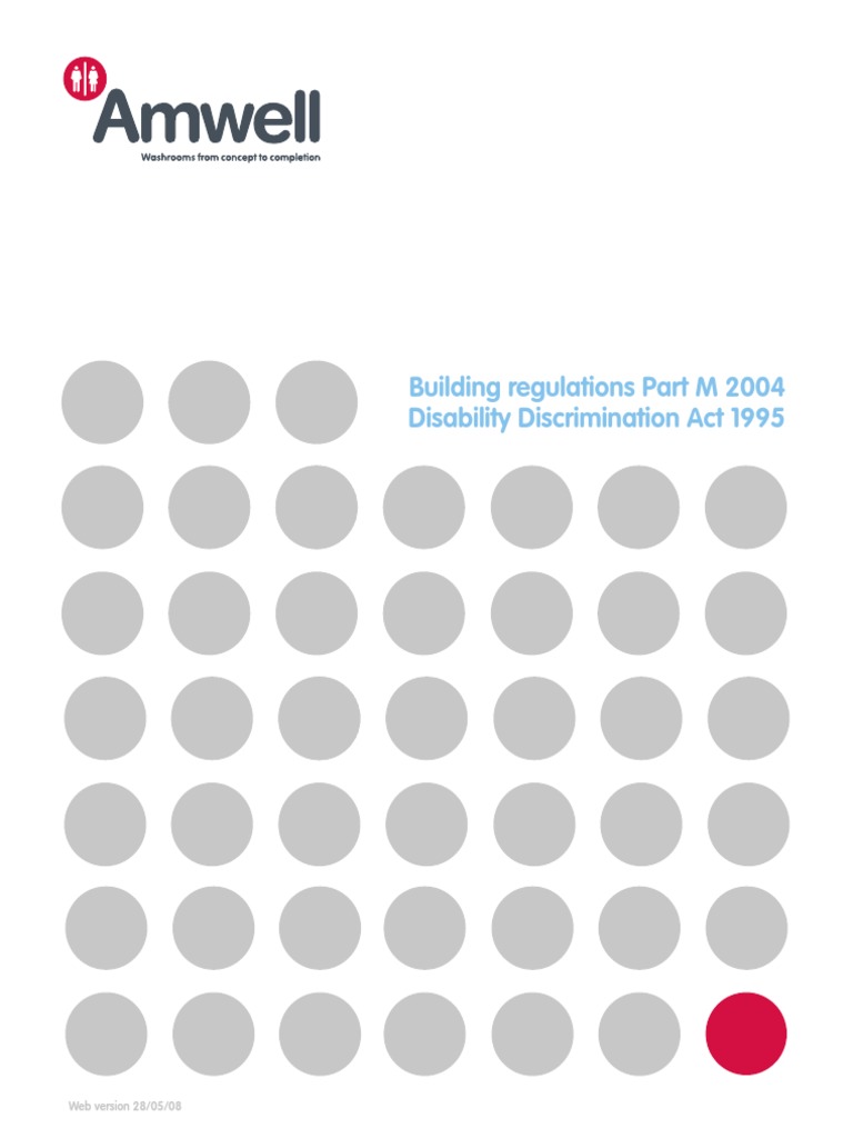 Building Regulations Part M Overview | PDF | Wheelchair | Public Toilet