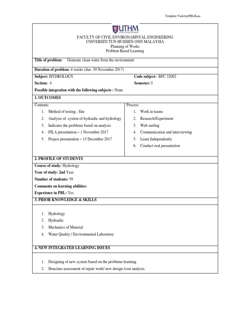 Form 1 Template Task STDN | PDF | Cognitive Science | Cognition