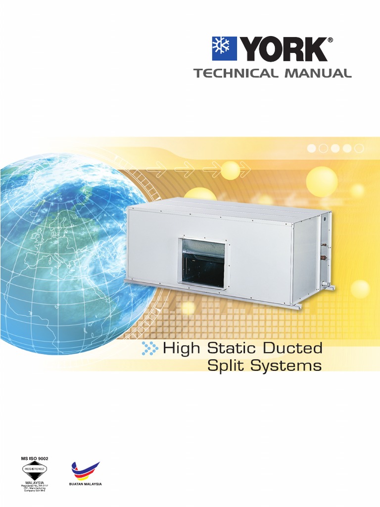 York YSB Series Air Handling Units | PDF | Belt (Mechanical) | Pipe ...