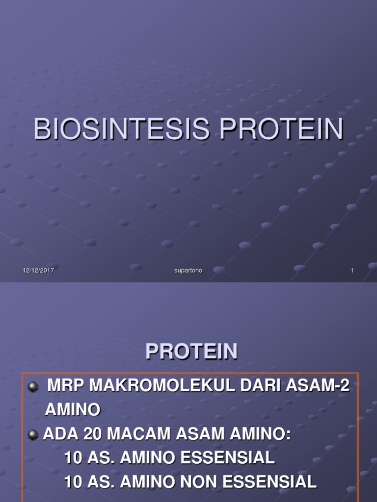 Proses Biosintesis Protein dan Mutasi | PDF