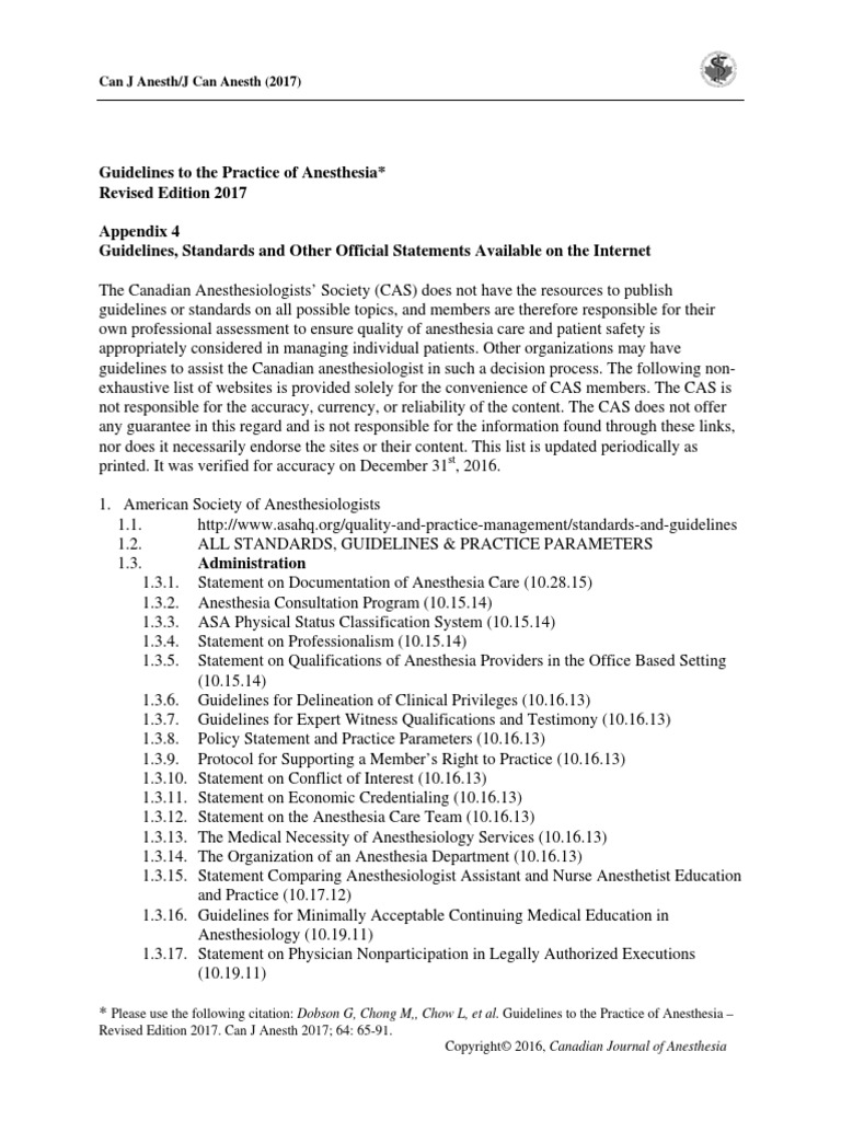 Anastesi Guideline | PDF | Anesthesiologist | Anesthesia