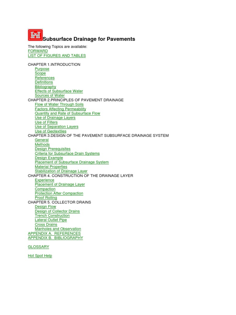 EI-02C202 - Subsurface Drainage | PDF | Porosity | Soil