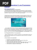 5 Pemrograman PLC Omron Dengan CX Programmer | PDF