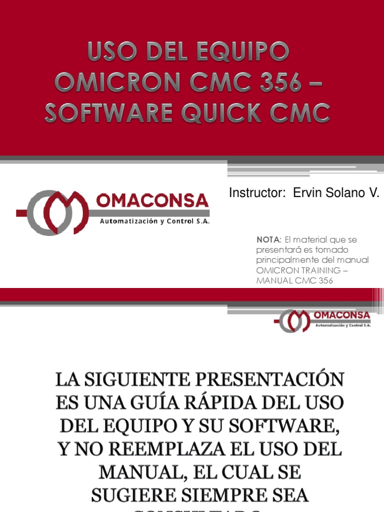Manual de Uso del CMC 356 | PDF | Informática | Tecnología