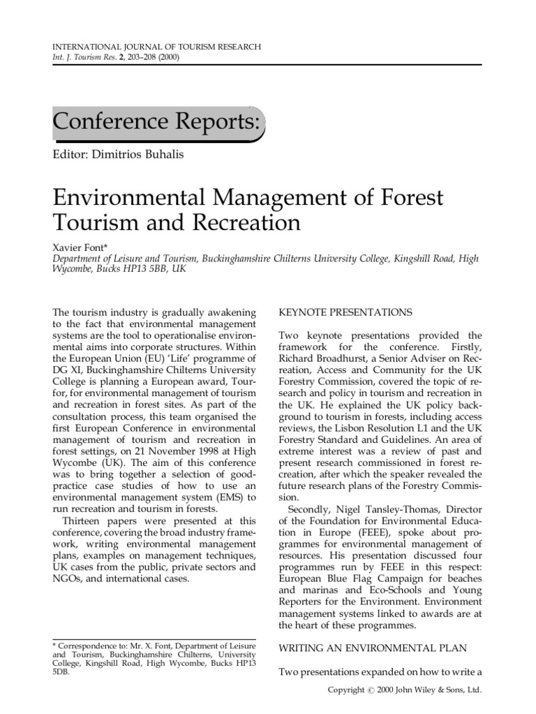 Journal Environmental Management | PDF | Forestry | Environmental ...