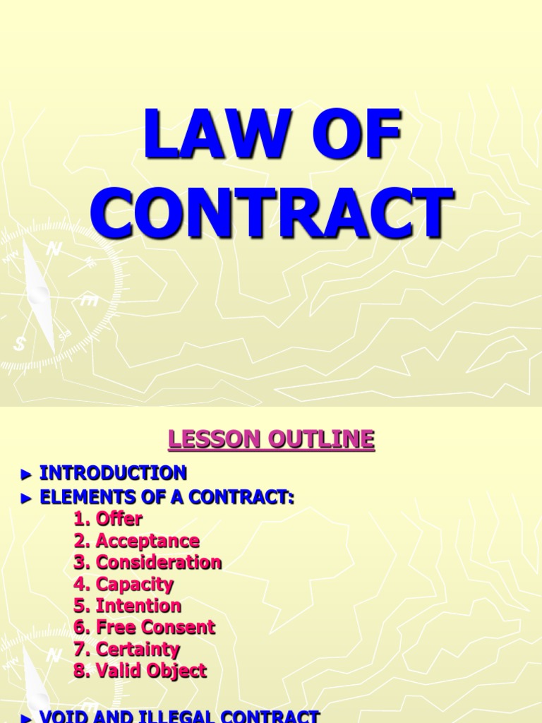 Law of Contract | PDF | Contractual Term | Misrepresentation