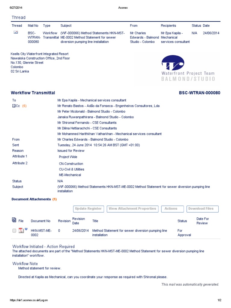 Aconex.pdf | Computing | Technology