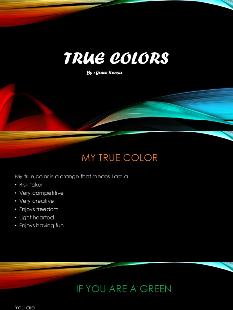 True Colors | PDF