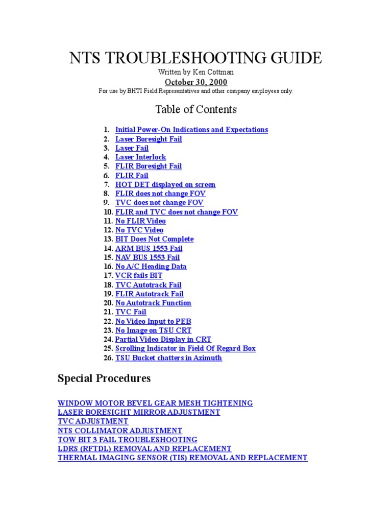 Nts Troubleshooting Guide 1 | PDF | Videocassette Recorder | Electrical ...