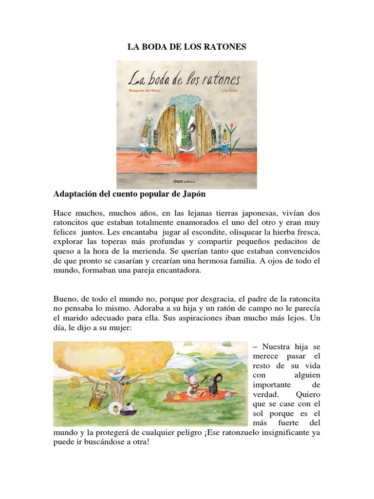 La Boda de Los Ratones | PDF | Naturaleza