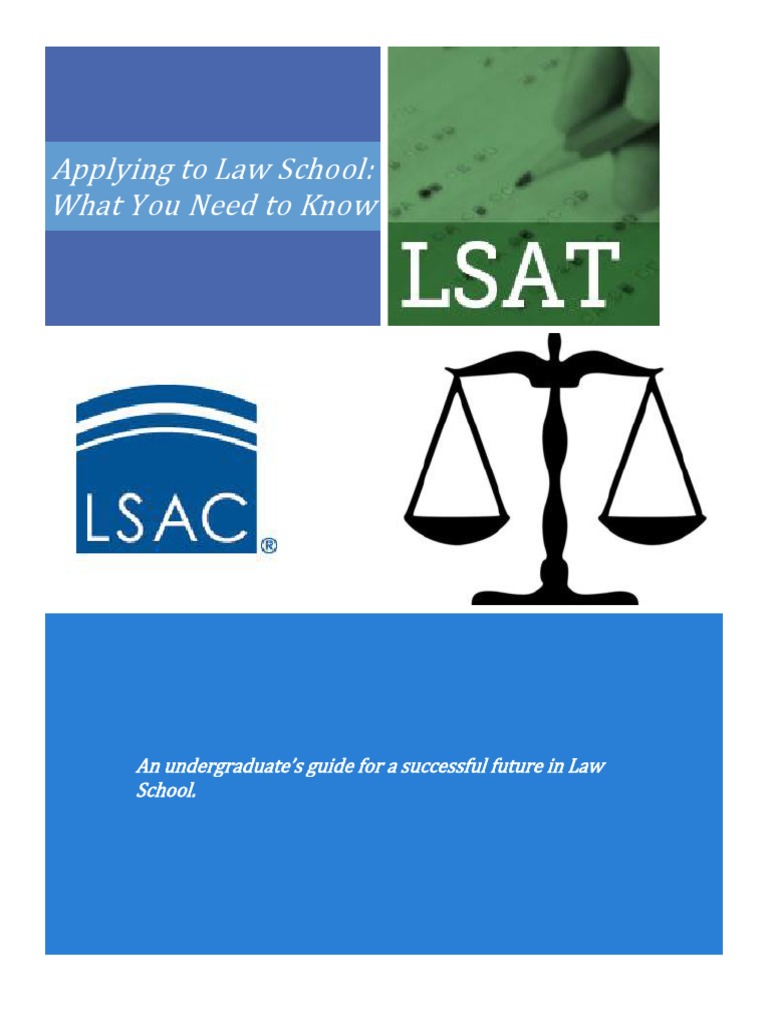 Applying To Law School Booklet | PDF | Law School Admission Test | Lawyer