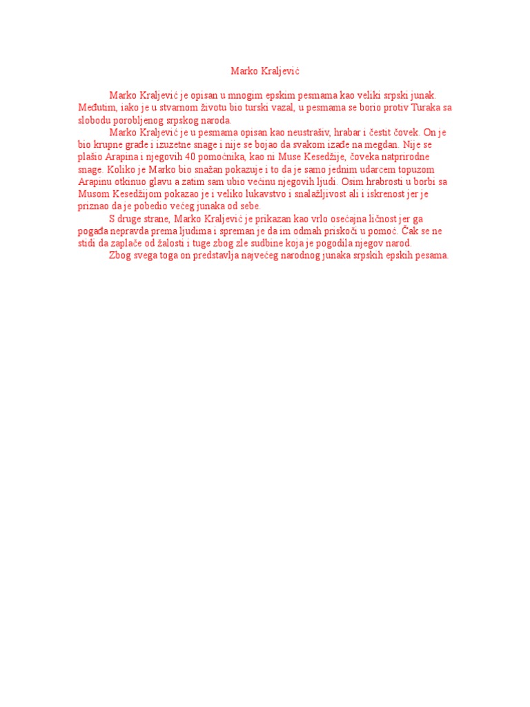 Marko Kraljevic | PDF