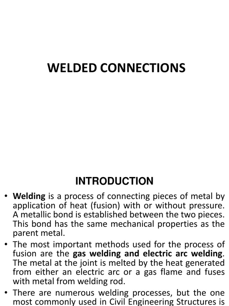 6 Design of Welded Connection | PDF | Welding | Construction