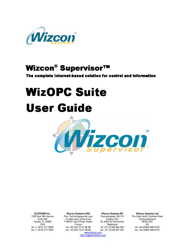Wizcon 9.2 - OPC User Guide (English) PDF | PDF | Component Object ...