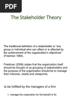 Stakeholder Theory: Edward Freeman (1984) | PDF