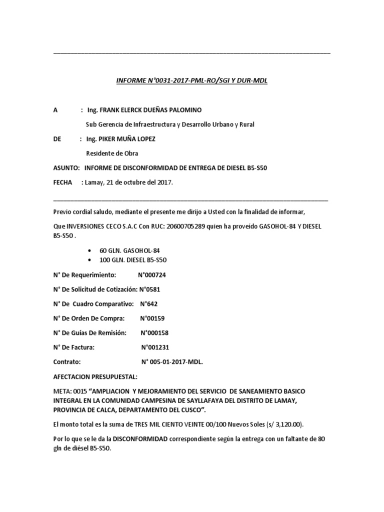 Informe de Disconformidad | Descargar gratis PDF | Arbitraje | Regulación