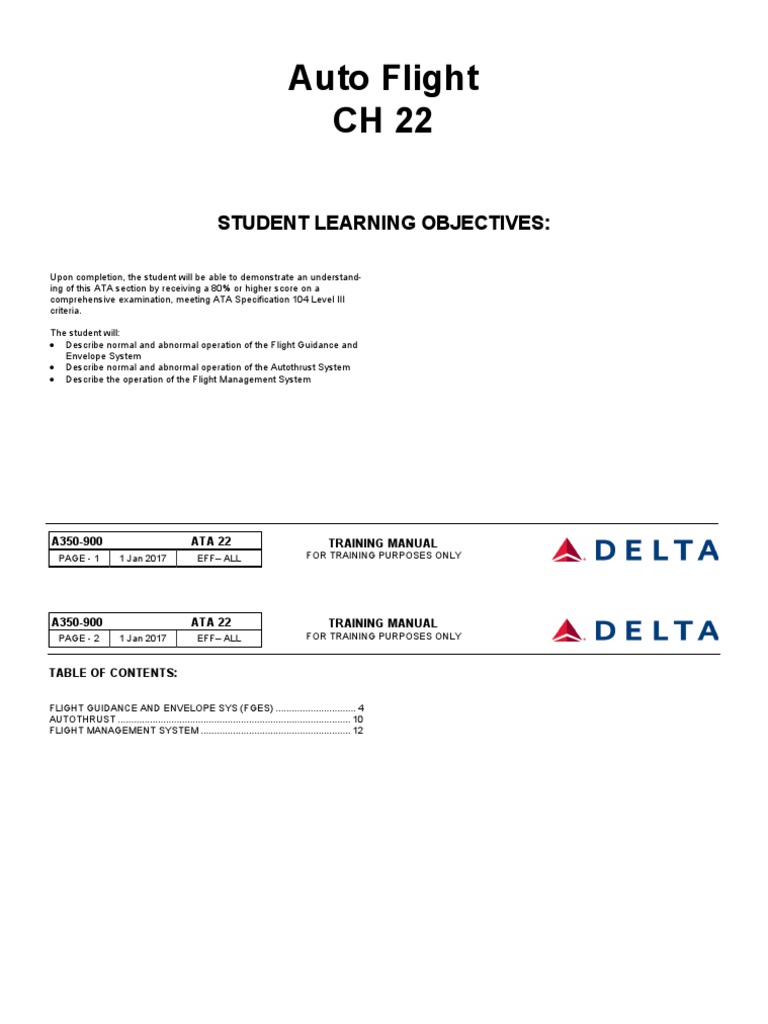 A350 Ata 22 | PDF | Aerospace | Aviation