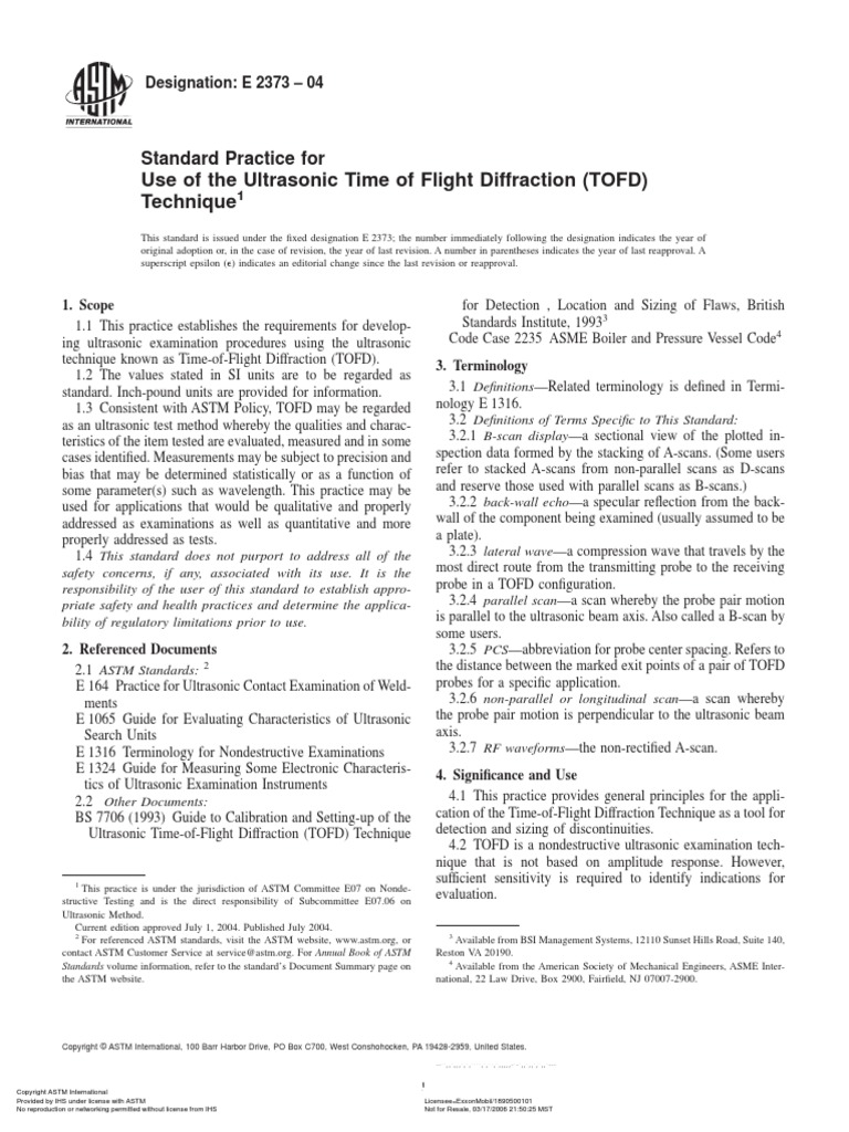 Astm A e 2373 | PDF | Ultrasound | Bandwidth (Signal Processing)