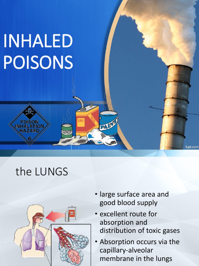Inhaled Poisons: Types & Effects on Lungs | PDF | Cyanide | Carbon Dioxide