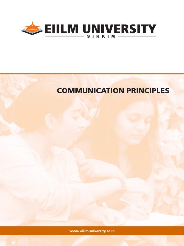 Communication Principles PDF | PDF | Nonverbal Communication ...