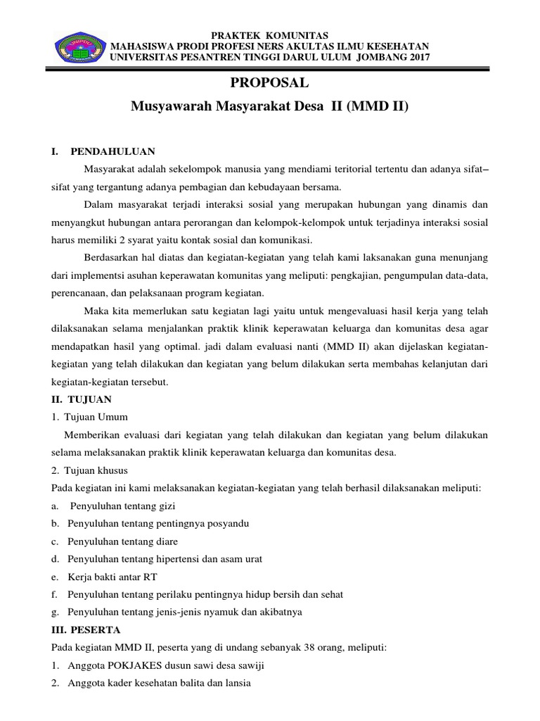 Contoh Proposal MMD2 | PDF