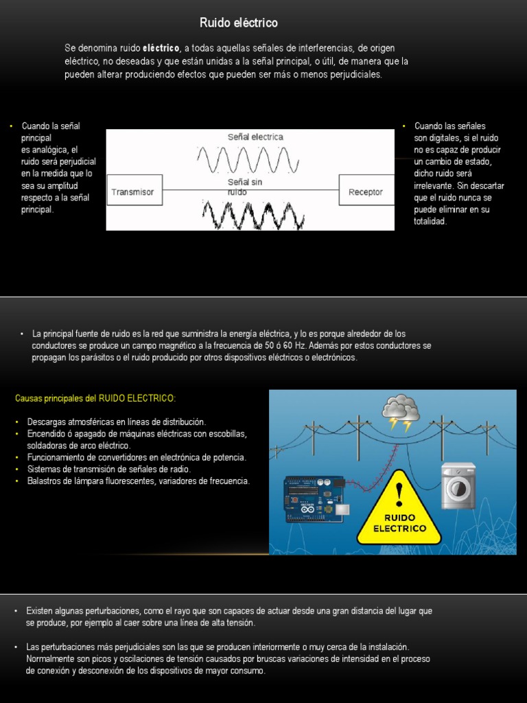 Ruido Electrico | PDF | Electricidad | Energia electrica