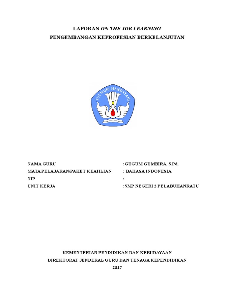 Contoh Laporan PKB Bahasa Indonesia (Bunglone) | PDF