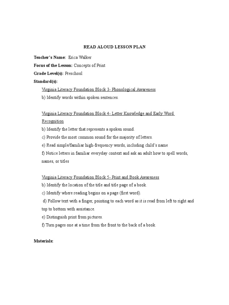 Lesson Plan Rationale | PDF | Literacy | Reading (Process) Lesson Plan Rationale | PDF | Literacy | Reading (Process)