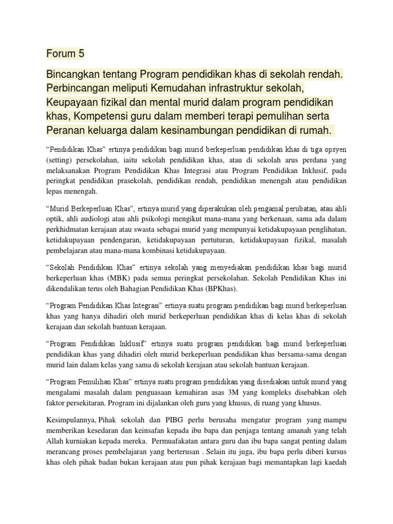 Forum 5 Isu2semasa | PDF